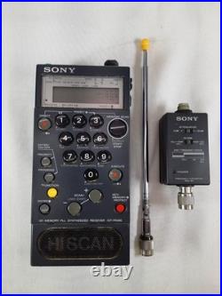 SONY ICF-PRO80 RADIO RECEIVER FM/LWithMWithSW POWERS ON NO SOUND PARTS ...