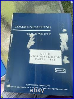 Vintage Harris MICROSTAR 7 M60354 KTR II Raytheon Microwave Radio Lot ...