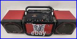 Vintage Sony Red Boombox Stereo Cassette FM AM Radio CFS-700 Parts Only ...