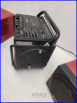Vintage Sony Red Boombox Stereo Cassette FM AM Radio CFS-700 Parts Only ...